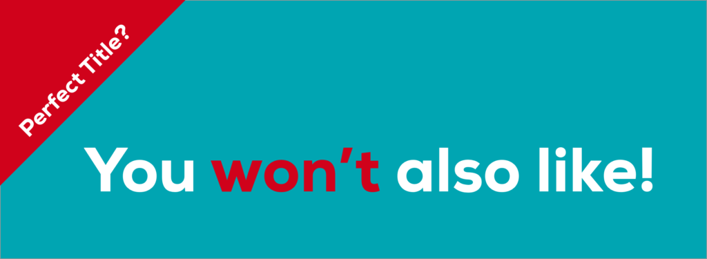 3 Steps On the Way to the Perfect Title for Recommendations - Recolize